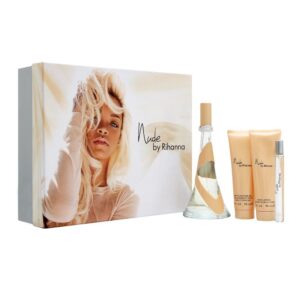 rihanna 4 piece gift set for women, nude