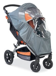 bob weather shield for motion strollers, grey