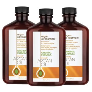 one 'n only argan oil hair treatment, helps smooth and strengthen damaged hair, eliminates frizz, creates brilliant shines, non-greasy formula, 8 fl. oz (3 pack)