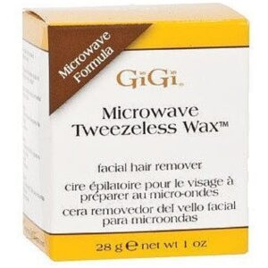 gigi microwave tweezeless wax, 1 ounce (pack of 3)