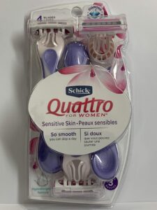 schick disposable razors quattro high performance, 3 ct (pack of 6)