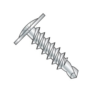 small parts 1056kpm steel self-drilling screw, zinc plated finish, modified truss head, phillips drive, #3 drill point, #10-16 thread size, 3-1/2" length (pack of 25)