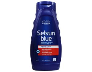 selsun blue dandruff shampoo medicated with menthol maximum strength