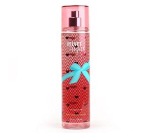 bath and body works velvet sugar fine fragrance mist 8 oz