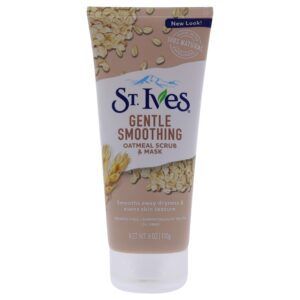 st. ives gentle smoothing face scrub and mask oatmeal, one , 6 oz