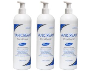 vanicream hair conditioner, unscented 12 oz. (pack of 3)