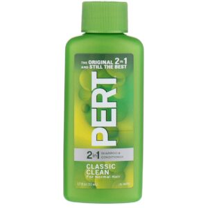 pert plus, happy medium 2 in 1 shampoo plus conditioner - 1.7 oz, 2 pack