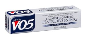 vo5 conditioning hairdressing gray or white or silver blonde hair, 1.5 oz (pack of 4)