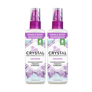 crystal body deodorant spray-4 fl oz, 2 pack