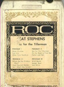 cat stevens: tea for the tillerman 8 track tape