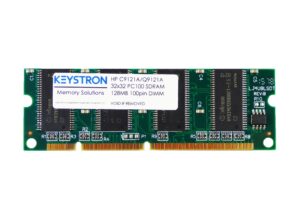 keystron 128mb printer memory dimm compatible with hp c9121a q7709a for color laserjet 2500l 2500lse 2500n 2505 2550l 2550ln 2550n