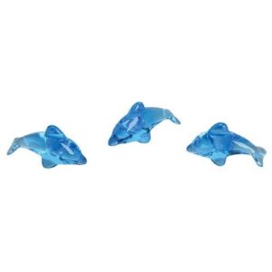 acrylic dolphins - 12 per pack