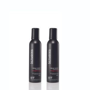 scruples creme parfait volumizing foam - rich & weightless styling foam for ultimate smoothing control, hydration & frizz-free hold - alcohol-free hair mousse for all hair types (pack of 2)