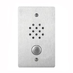 aiphone le-ss-1g vandal-and weather-resistant single-gang door station for use with ax, laf/ldf-c, lem, lef, mp-s series intercom systems