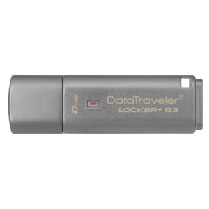 kingston digital 8gb data traveler locker + g3, usb 3.0 with personal data security & automatic cloud backup