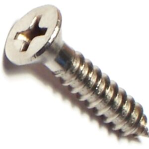 hard-to-find fastener 014973194765 phillips flat sheet metal screws, 8 x 3/4, piece-100