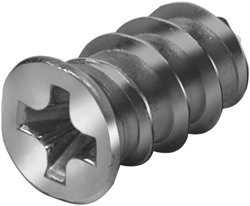 100 euro screw for hinges, steel, nickel-plated, flat countersunk head, phillips drive, 5mm choose your length, like varianta (7/16 inch)