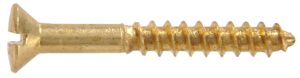 hillman 1164 brass oval head slotted wood screw 6 x 3/4 in. 48-pack