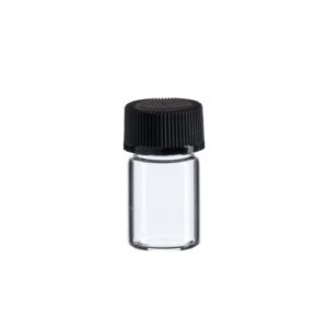 5/8 dram clear glass vial - screw cap & orifice reducers - pack of 72