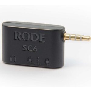 rode sc6 breakout box for smartphones and tablets black