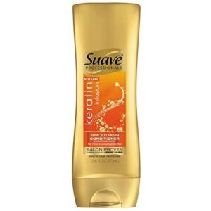 suave professionals smoothing conditioner keratin infusion 12.6 oz (pack of 3)