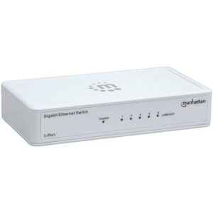 manhattan 5-port gigabit ethernet switch (560696)