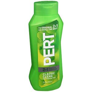 pert classic clean 2 in 1, for normal hair, 25.4 fl oz (pack of 2)