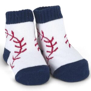 bearington baby lil' slugger newborn boy's baseball socks