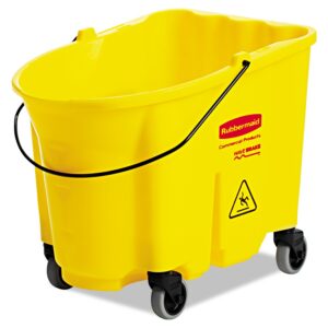 rubbermaid commercial rcp 7570-88 yel wavebrake bucket, 8.75 gal, yellow