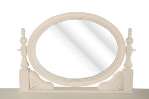 samuel lawrence sweetheart vanity mirror in white