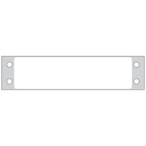 pdc healthcare dps15-3121fr paper edp/dot matrix label, smudgeproof flexo/removable adhesive, 3.5" width x 0.9375" length, 4.5" carrier width, fanfold/edp core size, white (box of 5000)