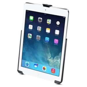 ram mounts ez-roll'r cradle for apple ipad 6th gen, air 1-2 & pro 9.7 ram-hol-ap17u compatible with ram b 1" and c 1.5" size round ball bases