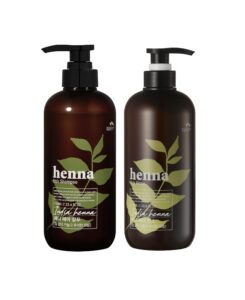 henna hair shampoo 700ml + rinse 700ml