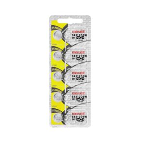 maxell batteries sr1120sw (381) silver oxide watch battery. on tear strip (pack of 5)