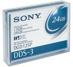 sony tape 4mm dds-3 125m 12/24gb