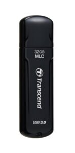 transcend 32gb, jf750, mlc, usb3.0, black