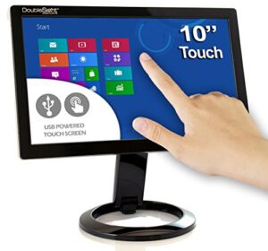 doublesight smart usb touch screen lcd monitor, 10" screen, portable no video card required pc/mac