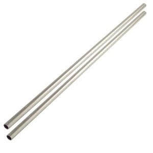 tommy docks galvanized steel dock pipe 2 pack - 6 ft normal duty - 1.66 in diameter - superior dock post