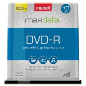 maxell - dvd-r 100-ct spindle