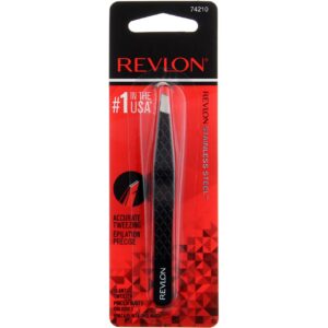 revlon expert tweezer, slant tip (pack of 3)