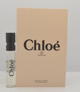 chloe eau de parfum 1.2ml .04fl perfume spray good product quality!!