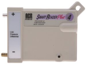 acr systems 01-0311 smartreader plus 4 2-channel low pressure differential data logger, lpd-1.0