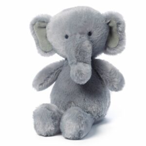 gund gradie elephant baby rattle stuffed animal