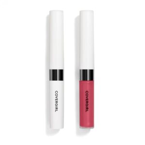 covergirl outlast all-day lip color with topcoat, rose pearl