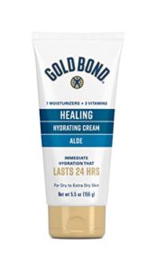 gold bond healing skin therapy lotion with aloe 5.5 oz., non-greasy & hypoallergenic