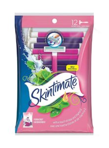 schick st2 for women sensitive skin disposable razor, 12 count (pack of 2)