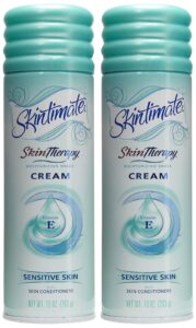 skintimate skin therapy moisturizing shave cream for sensitive skin - 10 oz - 2 pk