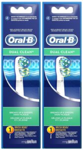 oral b dual clean replacement brush head - 2