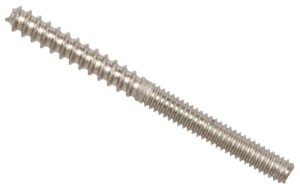 the hillman group 44950 5/16-18 x 3-inch stainless steel hanger bolts, 10-pack