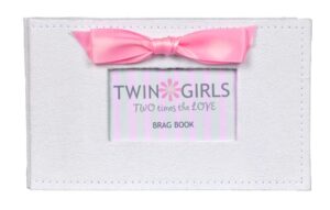 twins photo album brag book (twin girls)